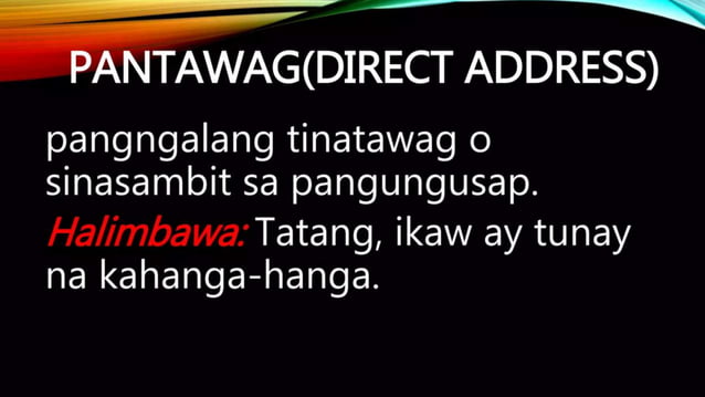 GAMIT NG PANGALAN.pptx sa pangungusap at kung ano ang kahalagahan nito ...
