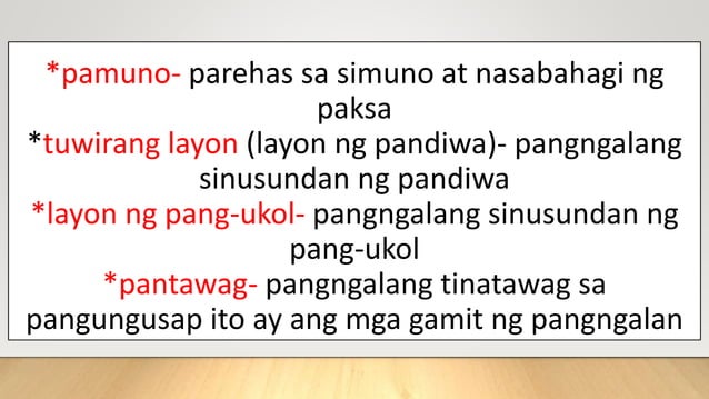 GAMIT NG PANGALAN.pptx sa pangungusap at kung ano ang kahalagahan nito ...