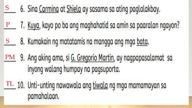 GAMIT NG PANGALAN.pptx sa pangungusap at kung ano ang kahalagahan nito ...