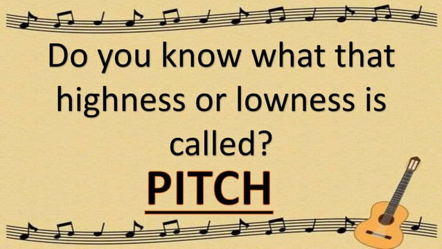 1Q_PITCHES in music its meaning and explanation | PPTX | Music ...