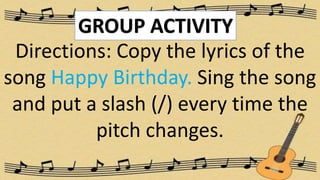 1Q_PITCHES in music its meaning and explanation | PPTX