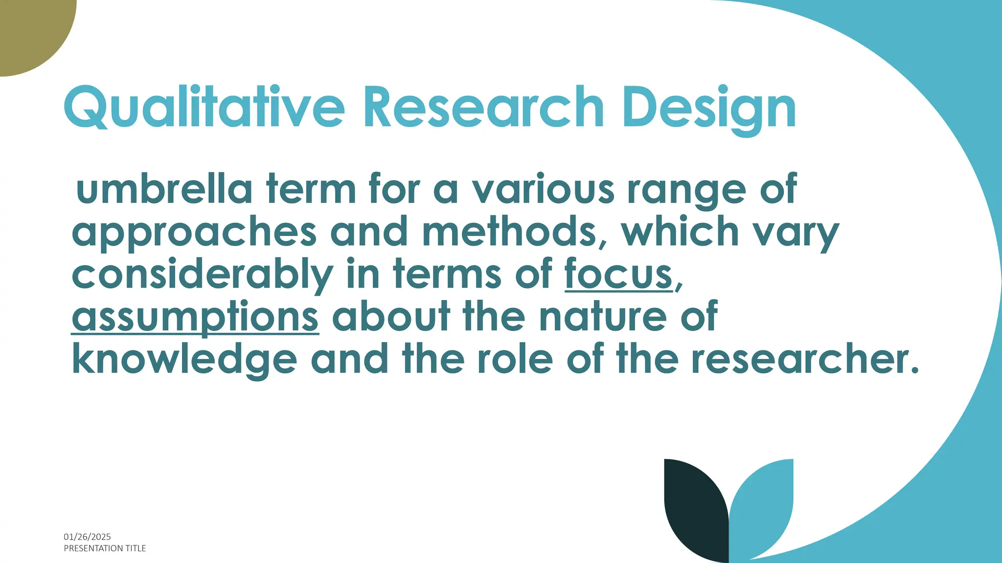 Importance of Qualitative Research Across Different Fields pptx | PPTX