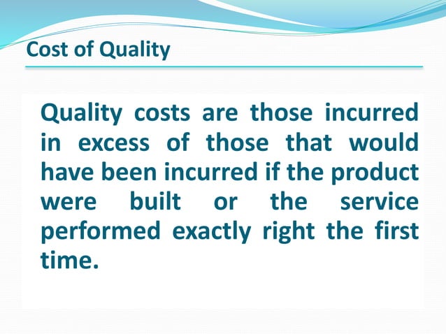 What is quality | PPTX | Business | Business and Finance