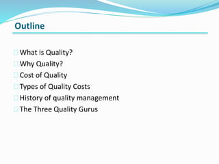 What is quality | PPTX