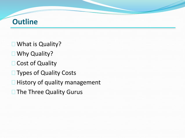 What is quality | PPTX | Business | Business and Finance