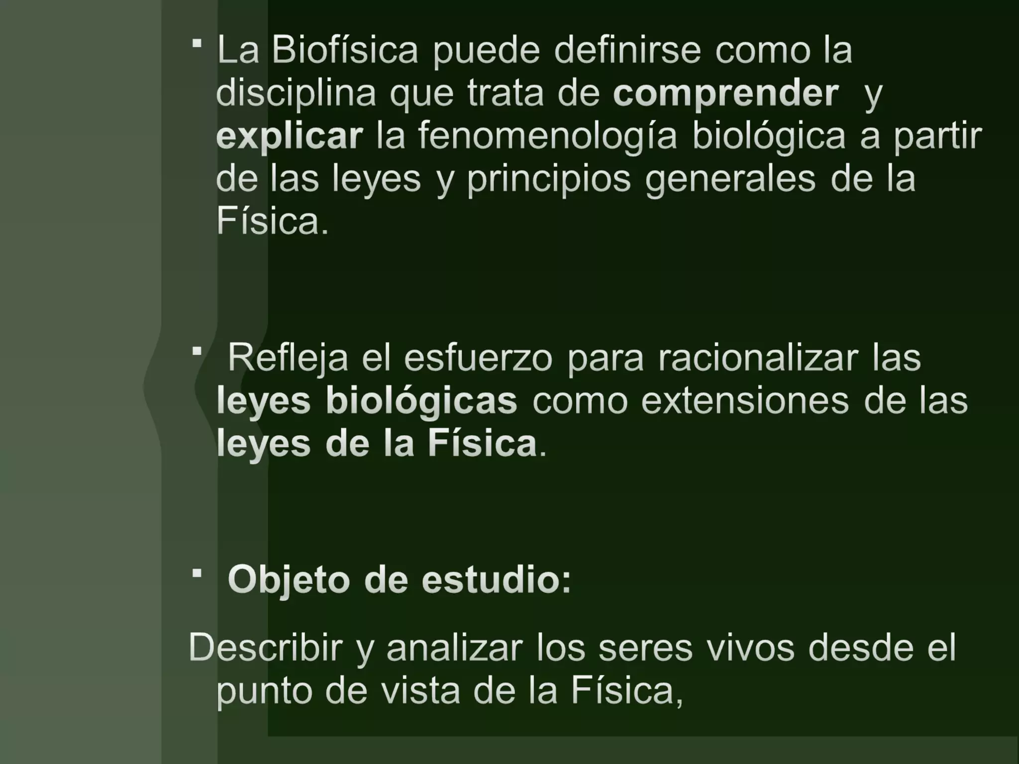 1 que es la biofisica introduccion | PPT