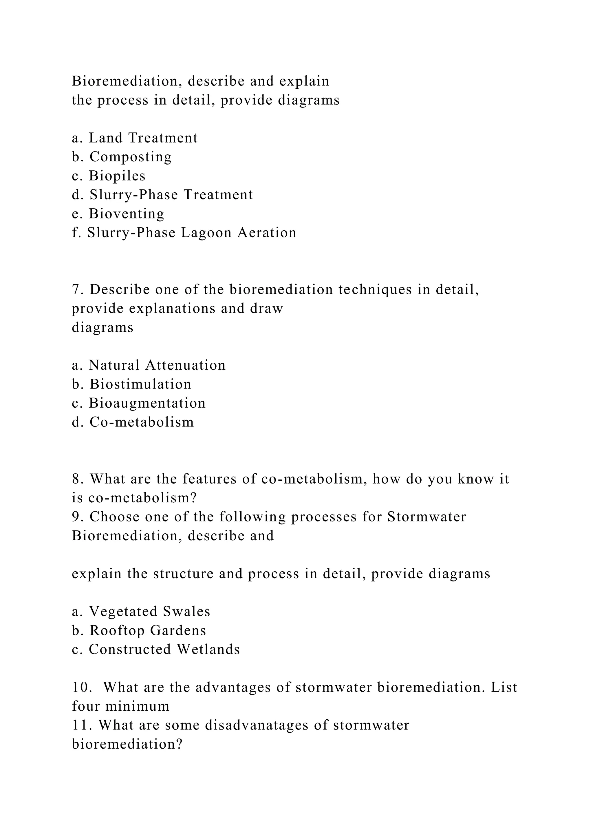 1 Quiz 4 – Guide 1. What is bioremediation List the.docx