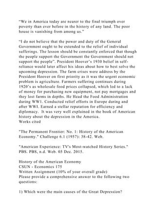 1Q) which were the main causes of great depression From the b.docx