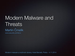 Modern malware and threats | PDF