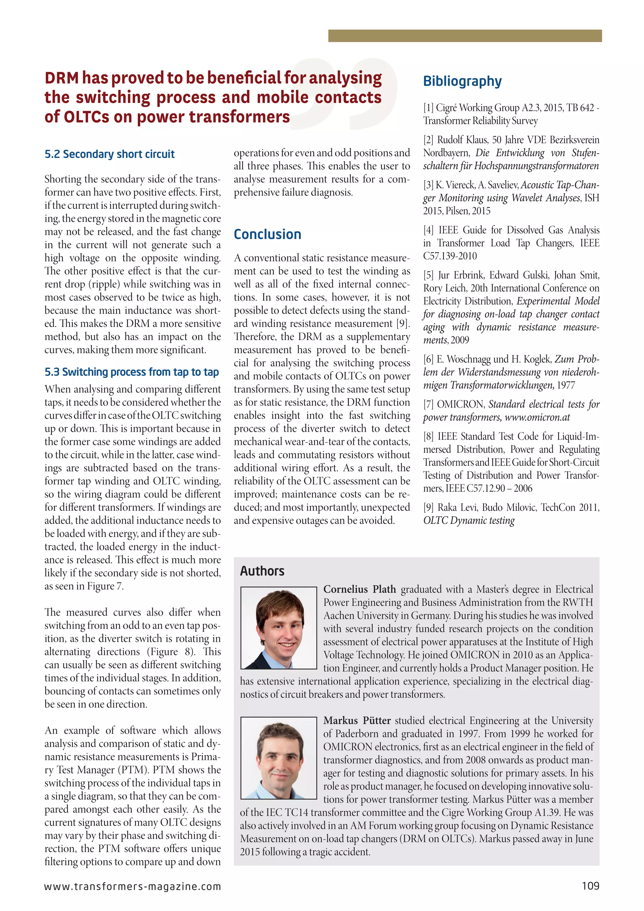 Dynamic Analysis and Testing of on-load tap changer | PDF