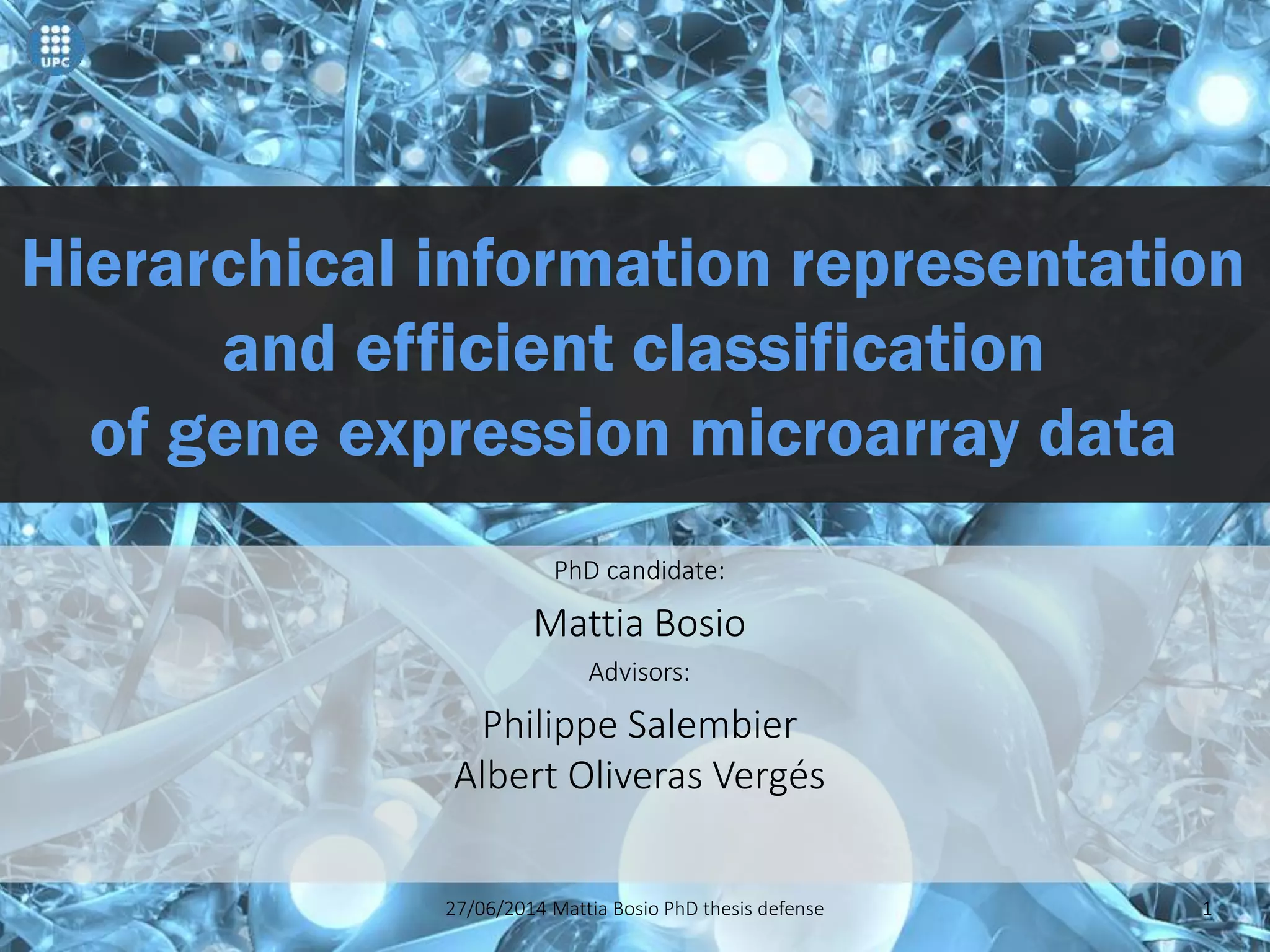 My PhD thesis presentation slides | PPTX