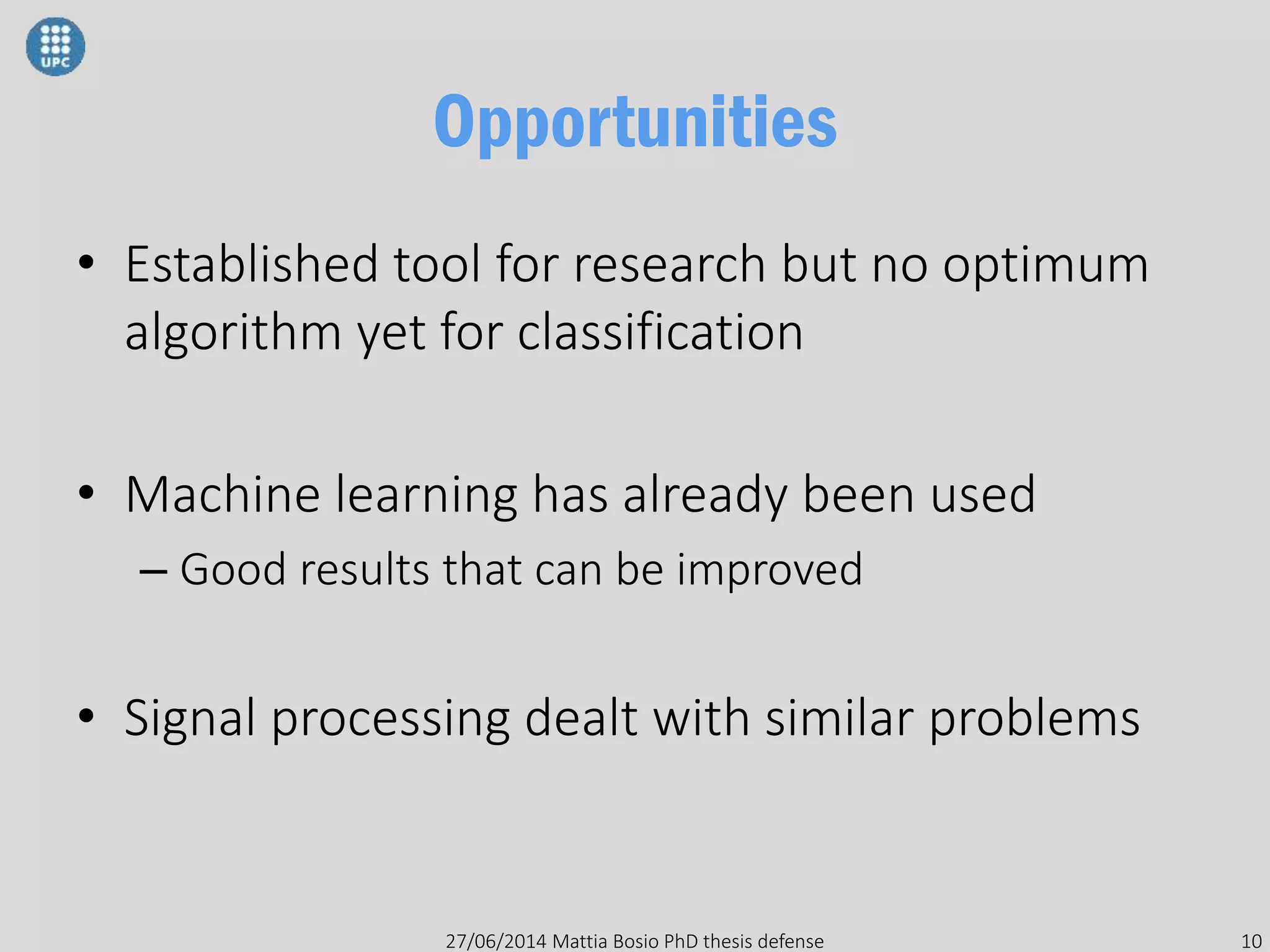 My PhD thesis presentation slides | PPTX