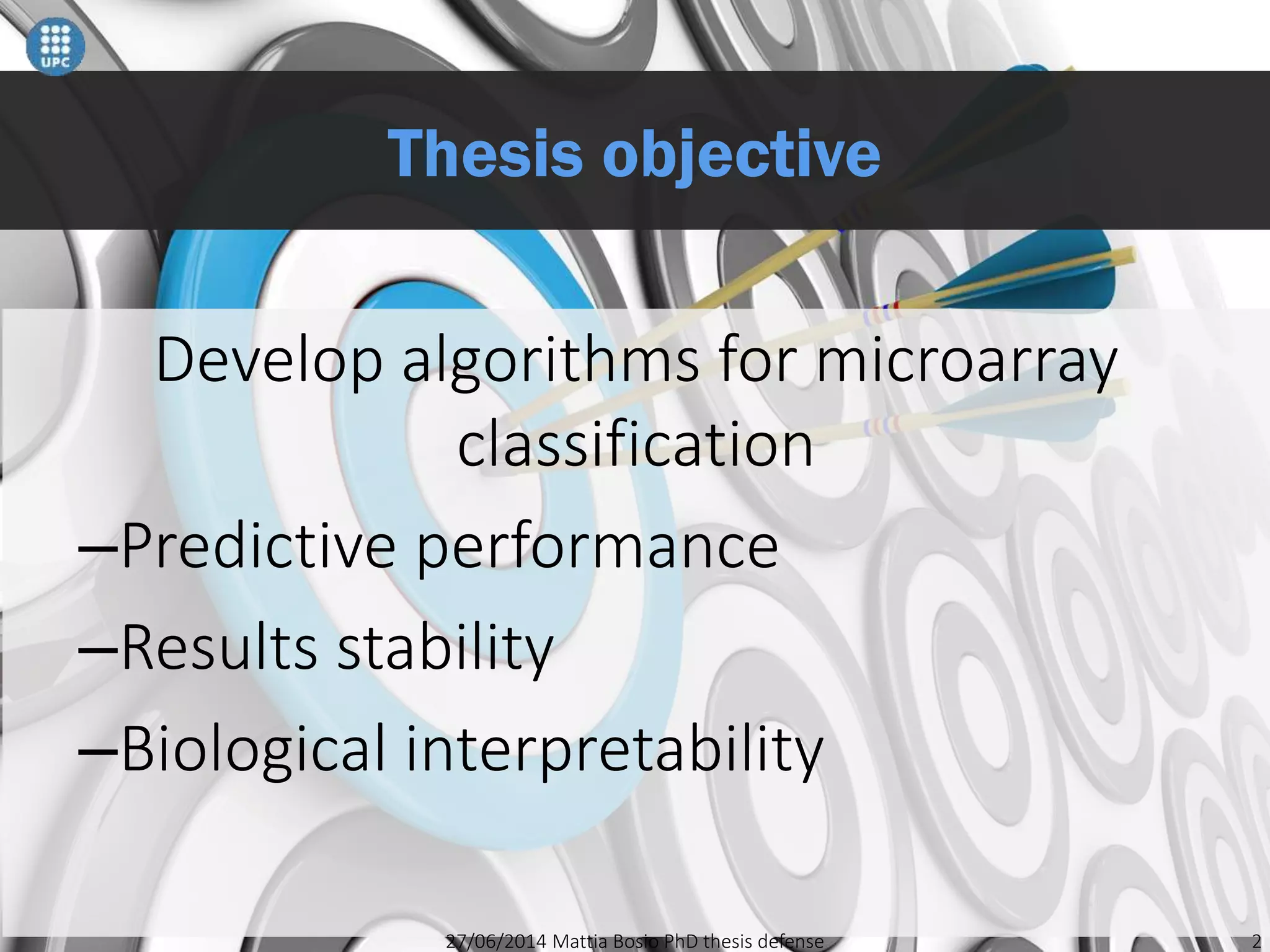 My PhD thesis presentation slides | PPTX