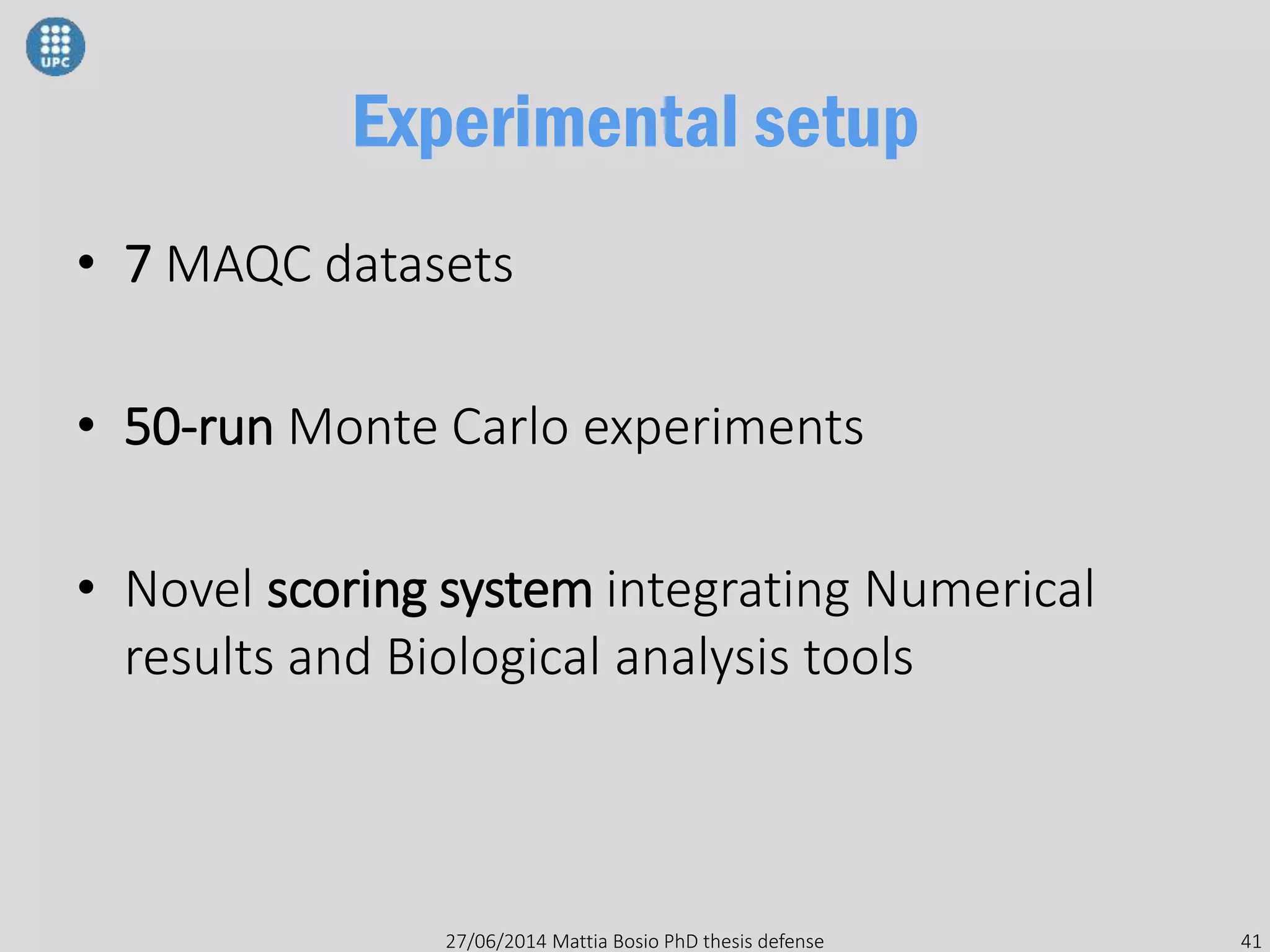 My PhD thesis presentation slides | PPTX