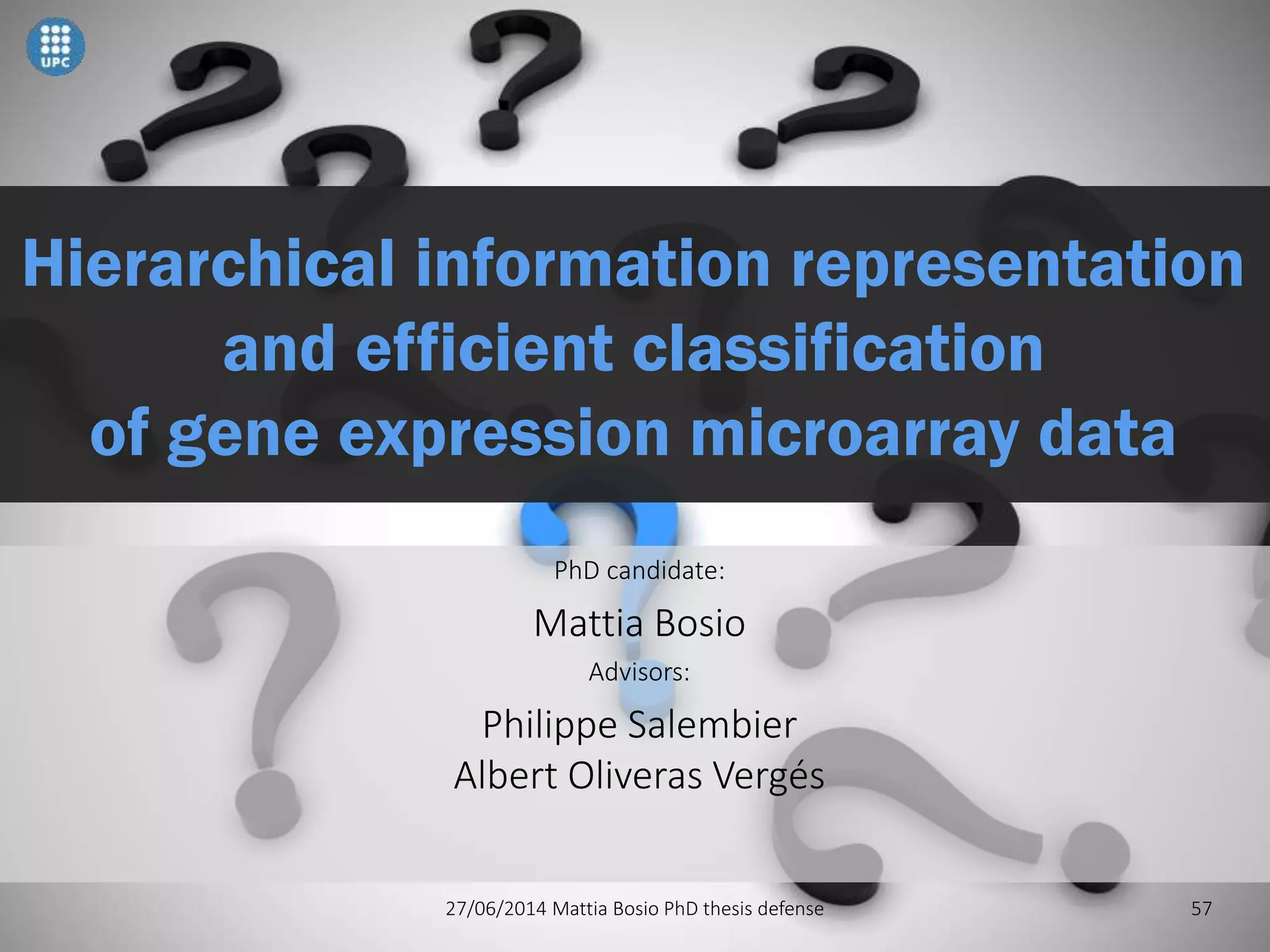 My PhD thesis presentation slides | PPTX