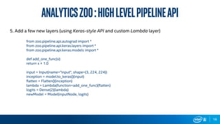 Analytics Zoo: Building Analytics and AI Pipeline for Apache Spark and BigDL with Radhika ...