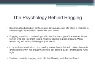 1 ragging | PPTX