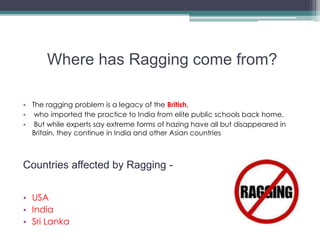 1 ragging | PPTX