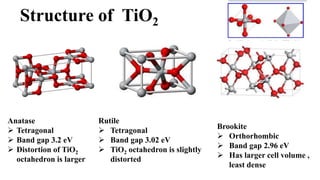 Synthesis and Energy Harvesting in Dye-Sensitized TiO2 Photovoltaics | PPT