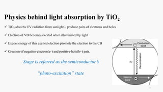 Synthesis and Energy Harvesting in Dye-Sensitized TiO2 Photovoltaics | PPT