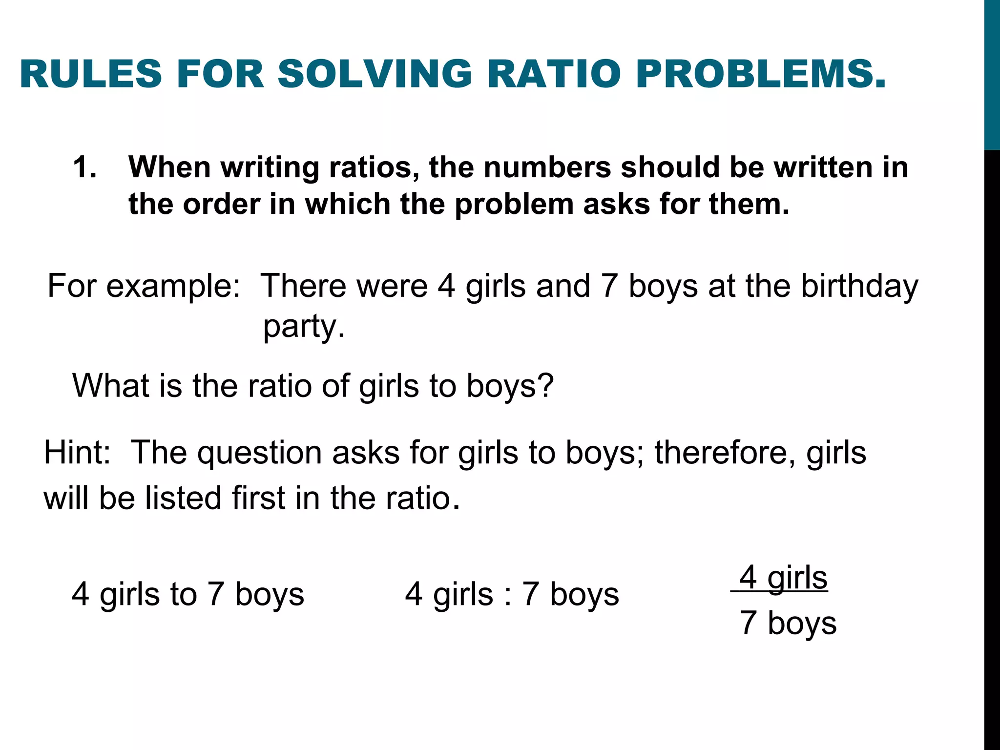 1 - Ratios & Proportions | PPT
