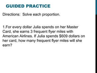 1 - Ratios & Proportions | PPT