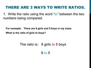 1 - Ratios & Proportions | PPT