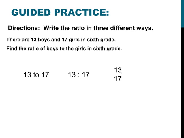 1 - Ratios & Proportions | PPT