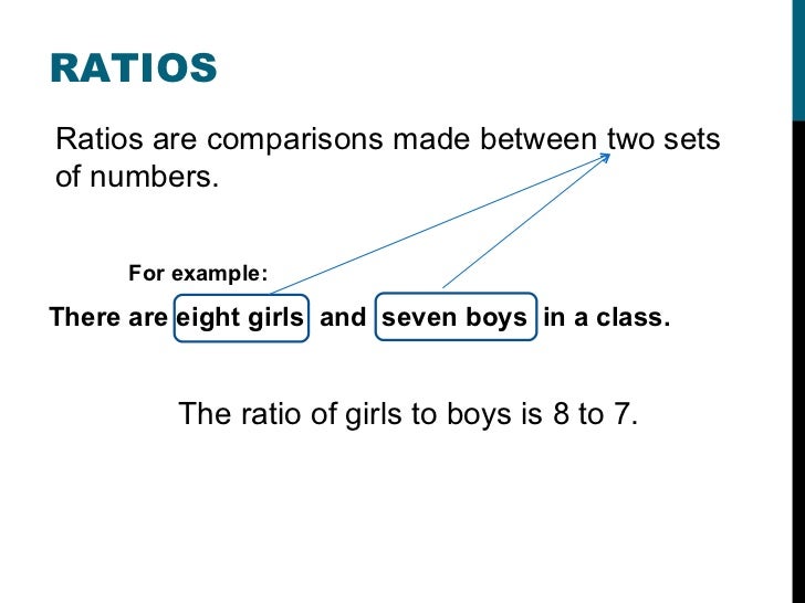 1 - Ratios & Proportions