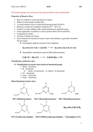 1 reactive dyes | PDF