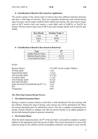 1 reactive dyes | PDF
