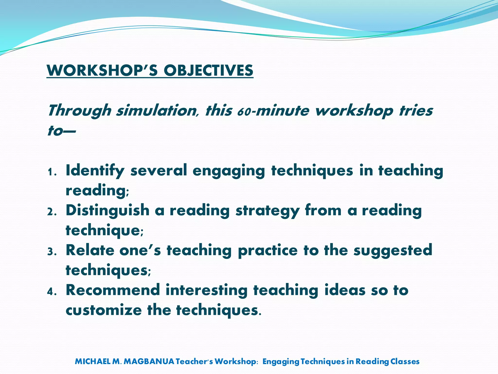 1 reading workshop ppt1 | PPT
