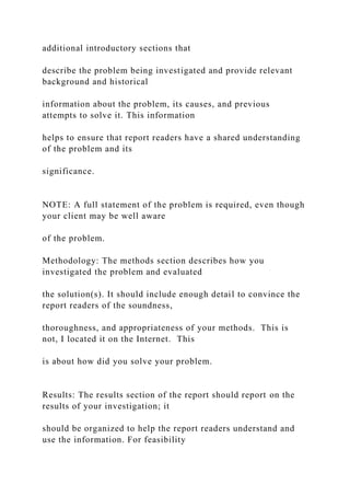 1 Recommendation Report Write a recommendation r.docx