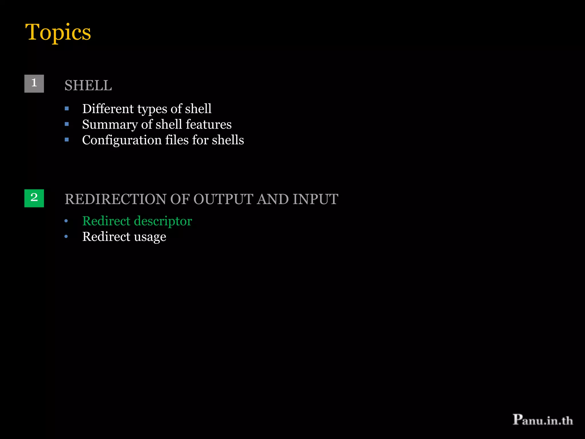 Redirection Of Output And Input In Unixlinux Ppt
