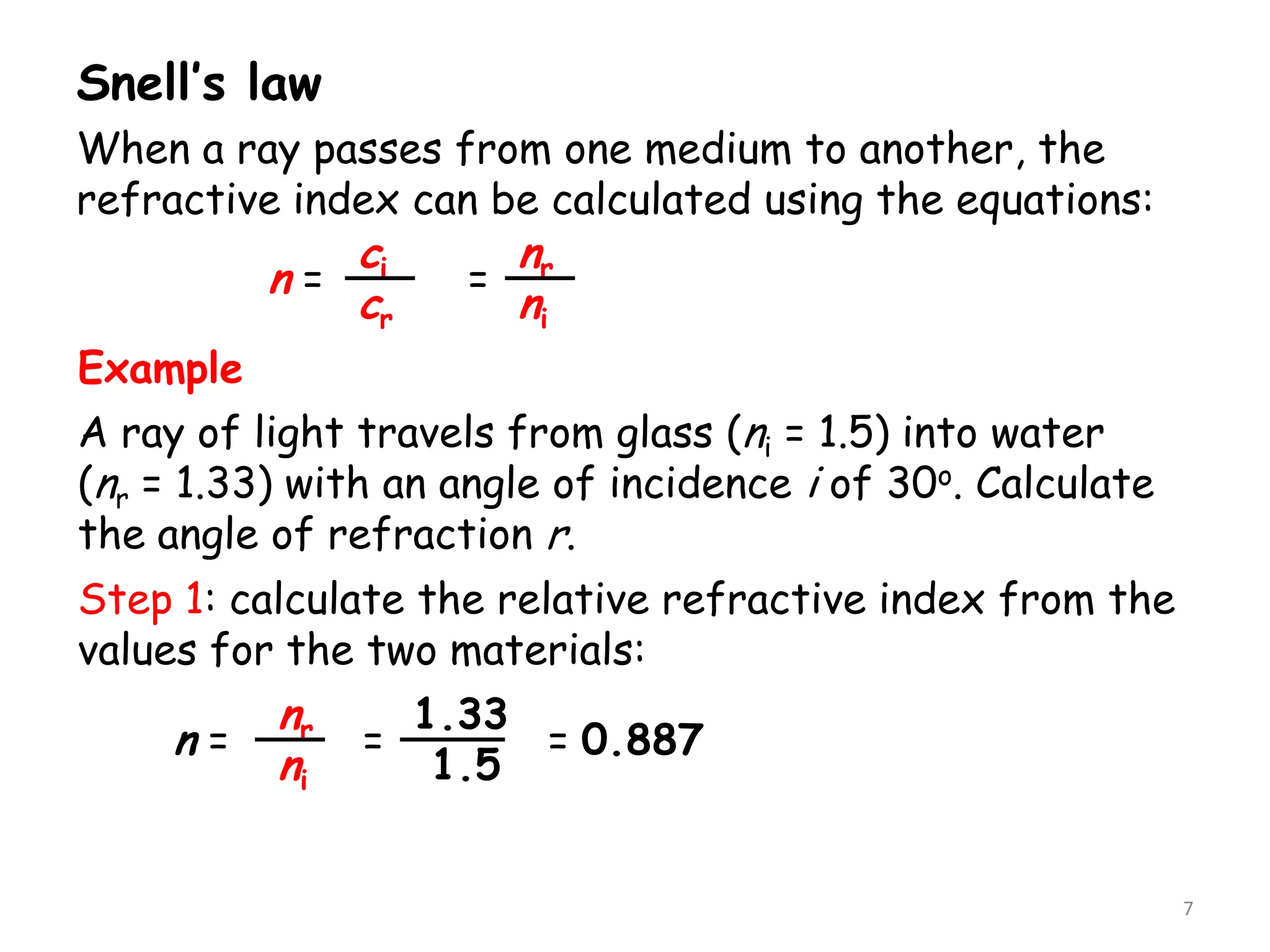 1 reflection and refraction | PPTX | Physics | Science
