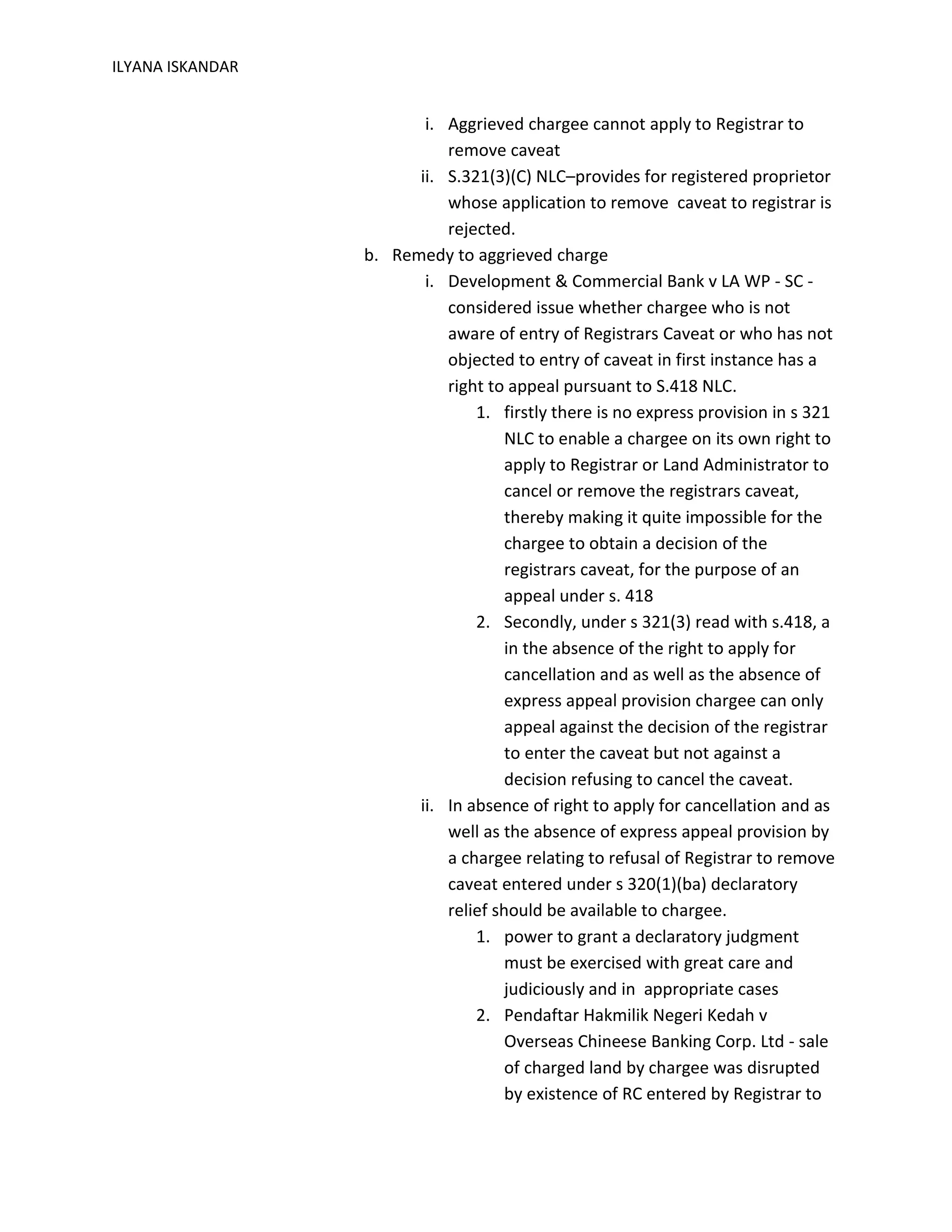 1) registrar caveat | PDF