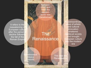 Italian Renaissance: Intro | PPT