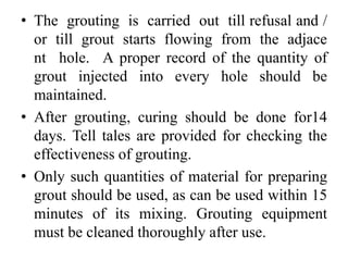 Repair techniques : Grouting (RR&S) | PPTX