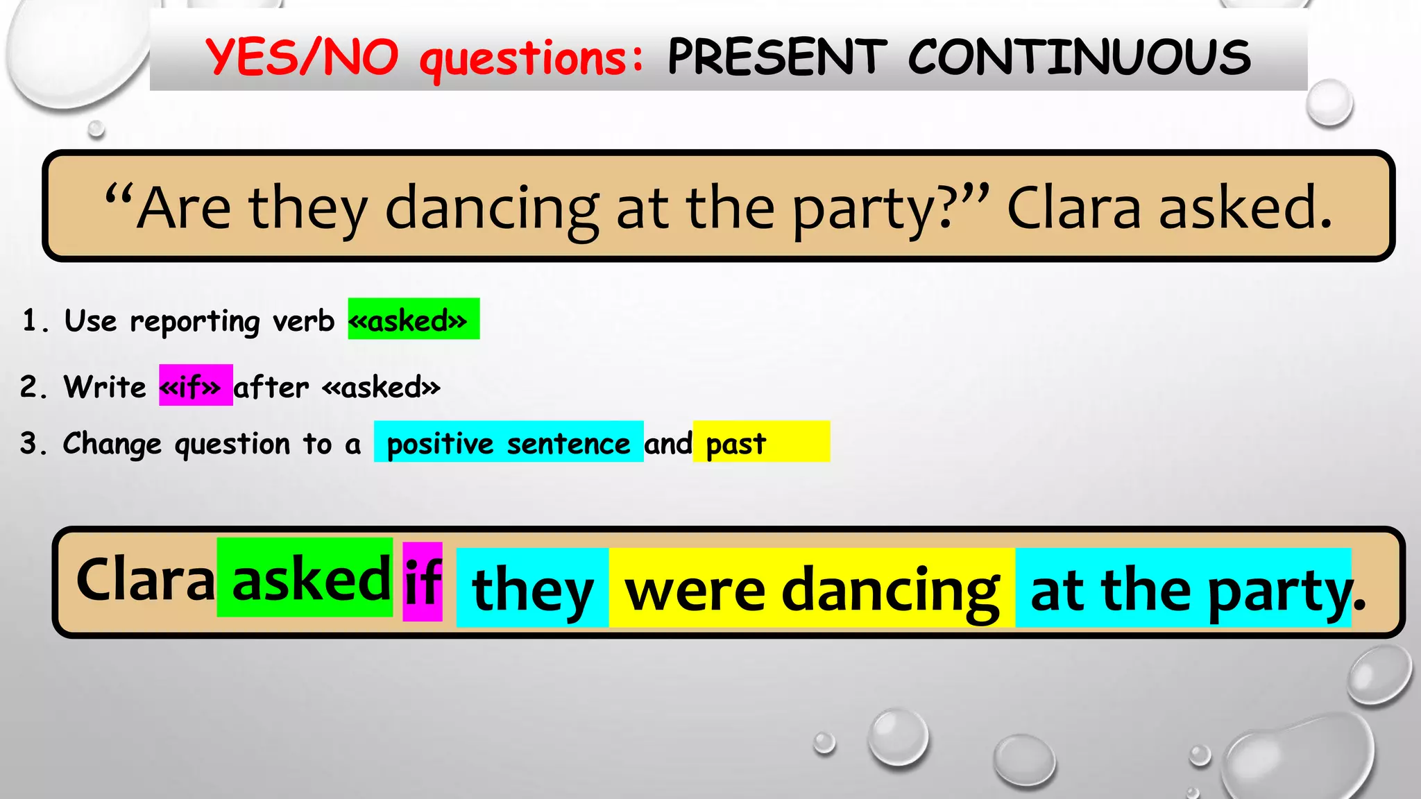 1 reported yes no questions (take a note) | PPTX