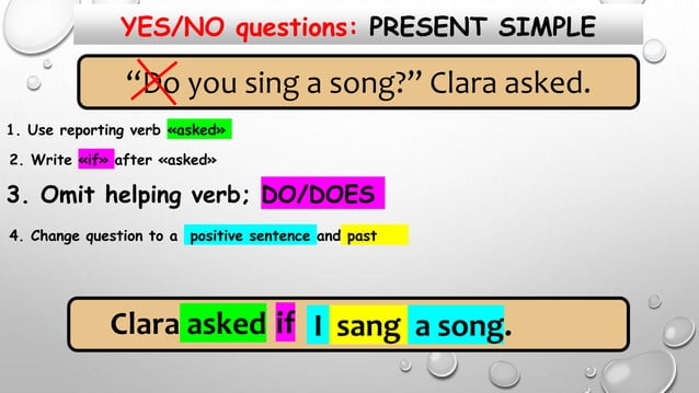 1 reported yes no questions (take a note) | PPTX
