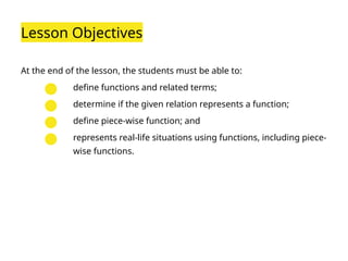 General Mathematics_Grade 11Representation of Functions | PPTX