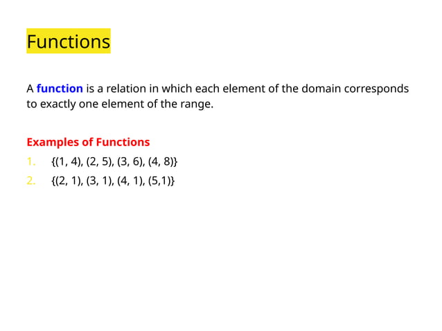 General Mathematics_Grade 11Representation of Functions | PPT