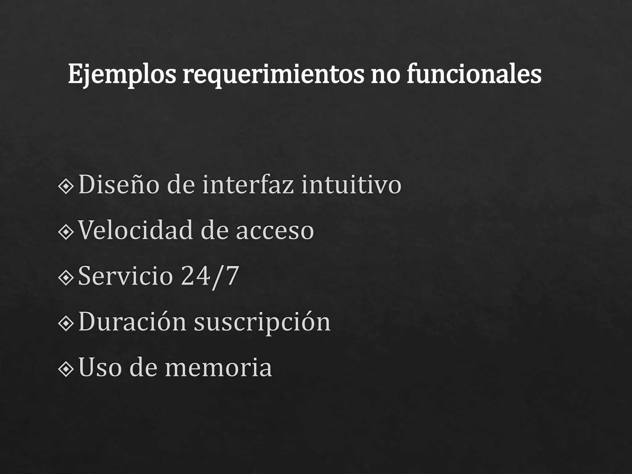 1 requerimientos funcionales y no funcionales | PPTX | Technology & Computing