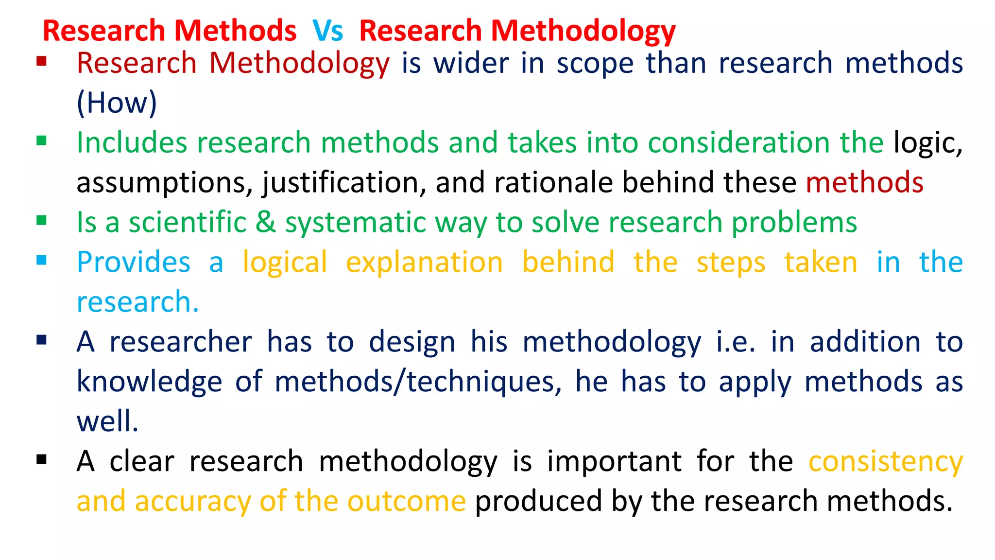 RESEARCH METHODOLOGY - INTRODUCTION | PPT