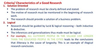 RESEARCH METHODOLOGY - INTRODUCTION | PPT