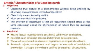 RESEARCH METHODOLOGY - INTRODUCTION | PPT