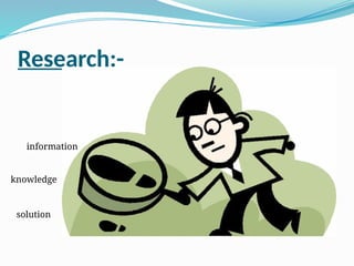 Research methodology class for master students | PPTX