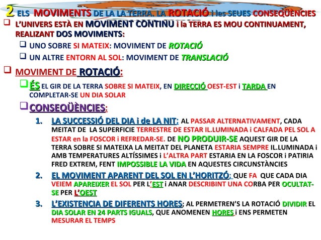 1r ESO TEMA 1: La TERRA un PLANETA SINGULAR | PPT