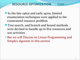 1 resource optimization 2 | PPT