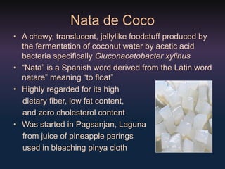 1 rich fermented coconut palm sap products | PPTX